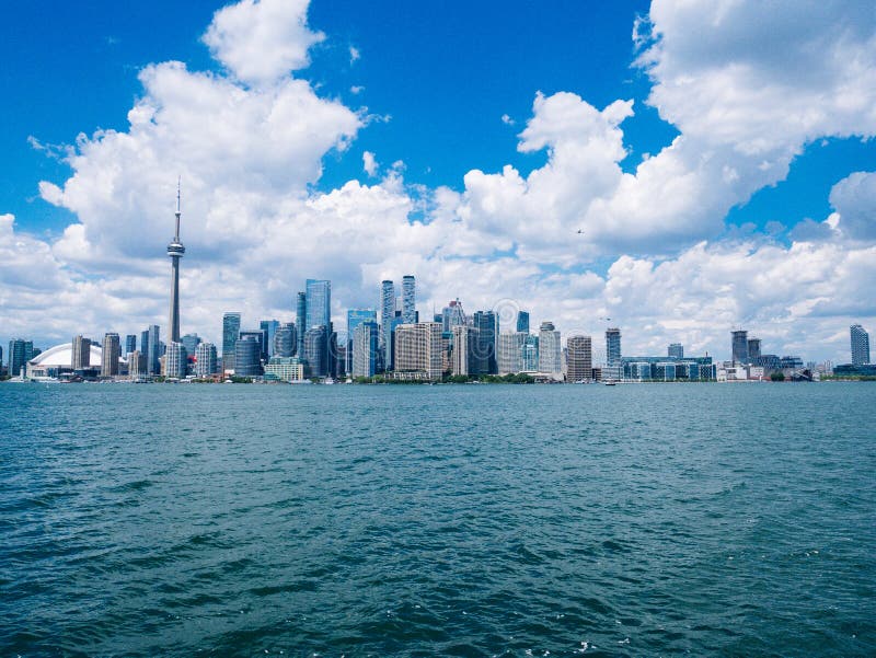Toronto Waterfront Landscape Stock Image - Image of canada, city: 151896799