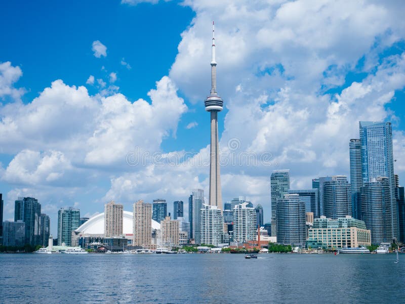 Toronto Waterfront Landscape Editorial Photography - Image of cityscape ...