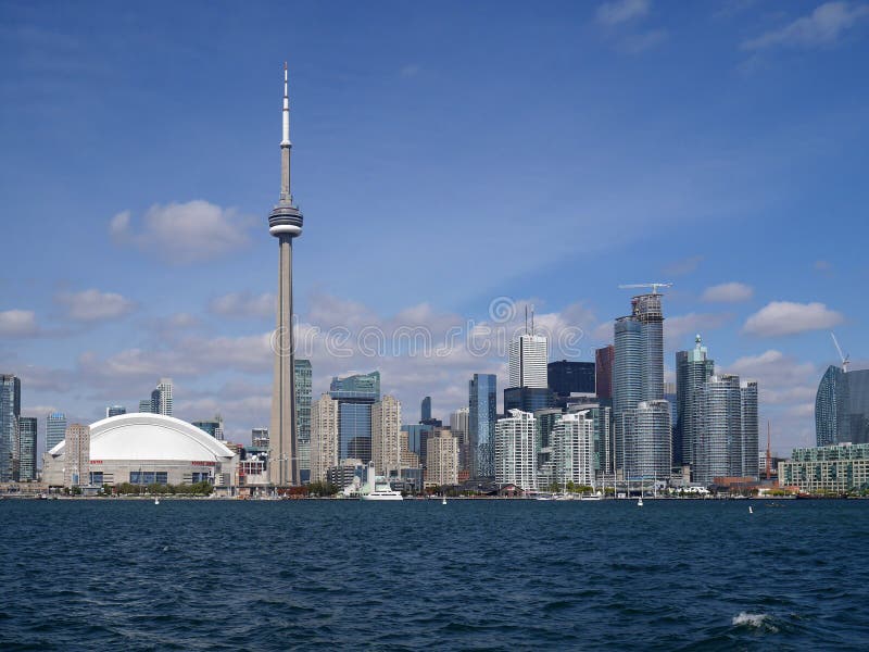 Toronto waterfront editorial photography. Image of skyline - 45108652