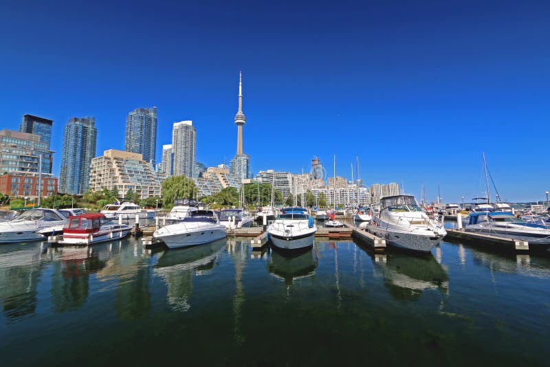 Toronto Waterfront in the Summer Editorial Stock Photo - Image of ...