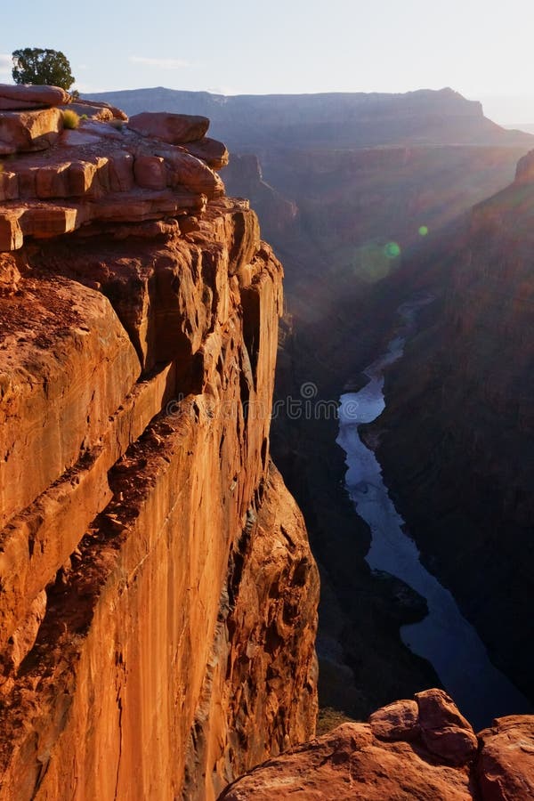 Grand Canyon Toroweap Point Sunrise Stock Image - Image of north ...