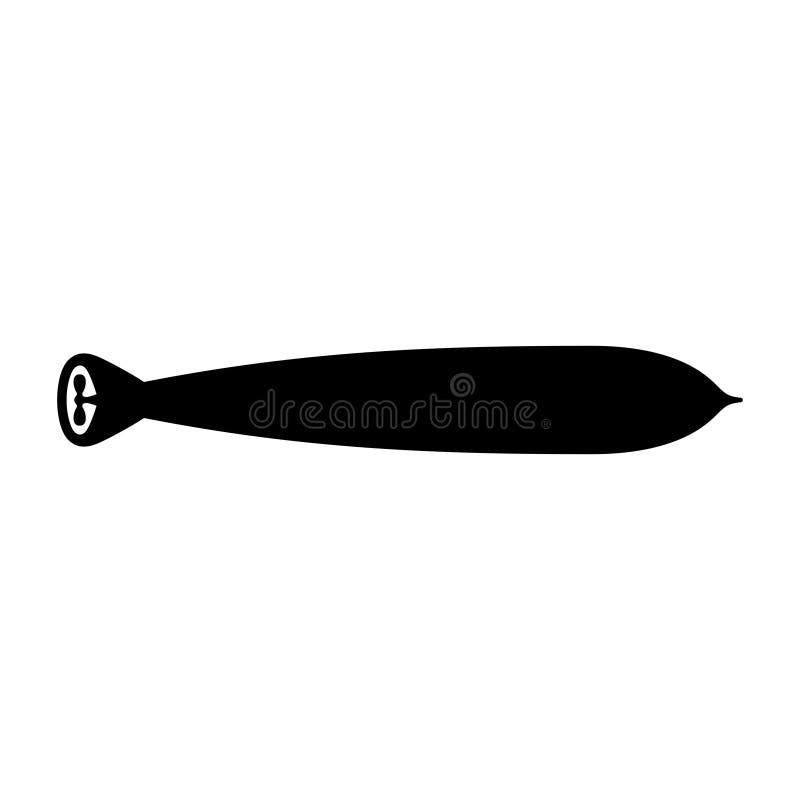 Torpedo stock vector. Illustration of water, weapon - 111579164
