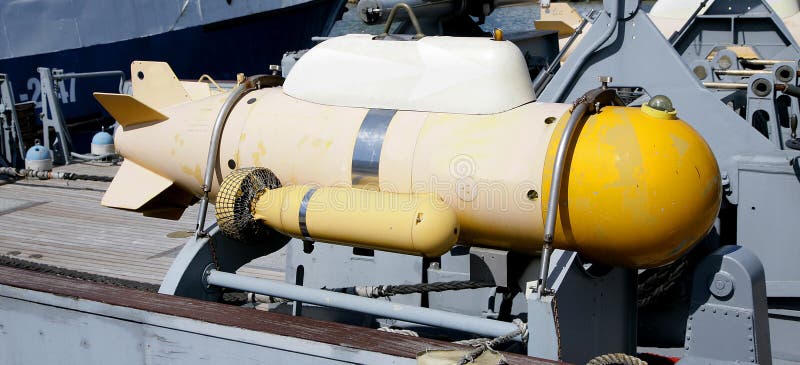 Torpedo of the US Navy at the Memorial USS Arizona. Editorial Stock ...