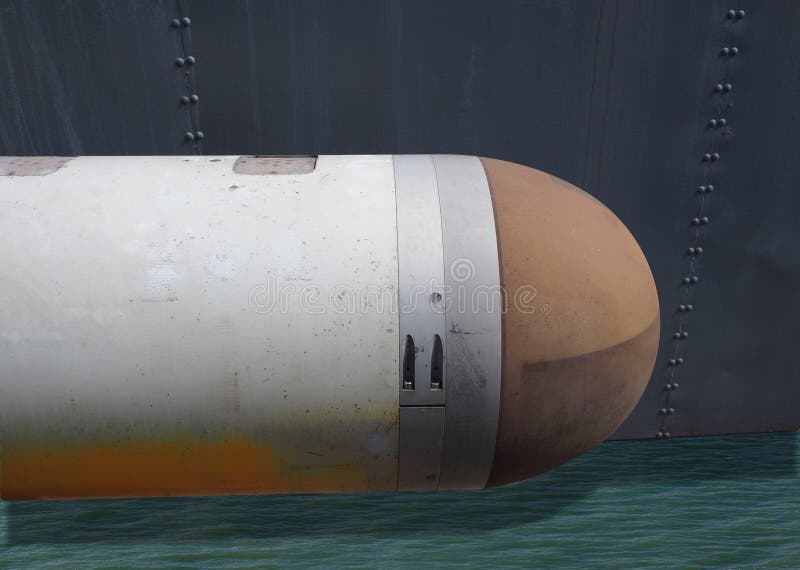 Torpedo underwater weapon stock photo. Image of explosive - 274429604