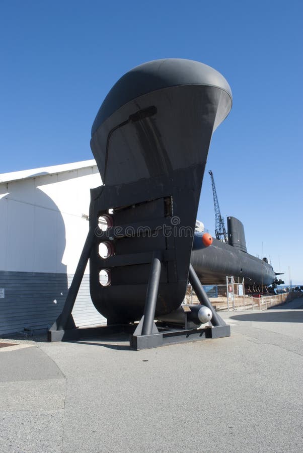 Torpille de sous-marin image stock. Image du australie - 45348505