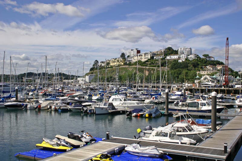 Torquay harbor stock photo. Image of harbor, marina, water - 10671744