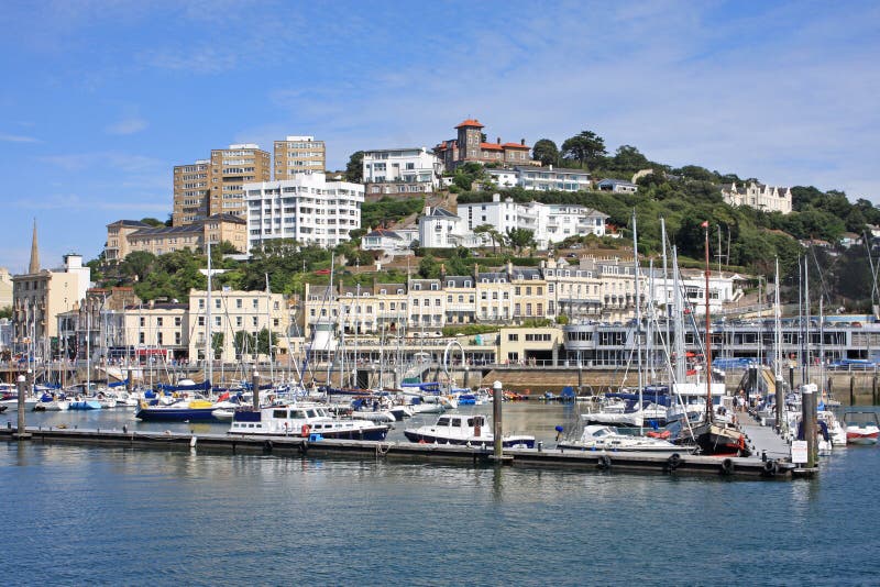 Torquay Harbour stock photo. Image of fishing, port, coastal - 43945822