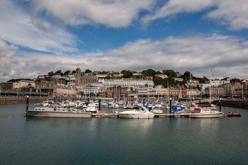 Torquay Harbour editorial stock photo. Image of berth - 58035963