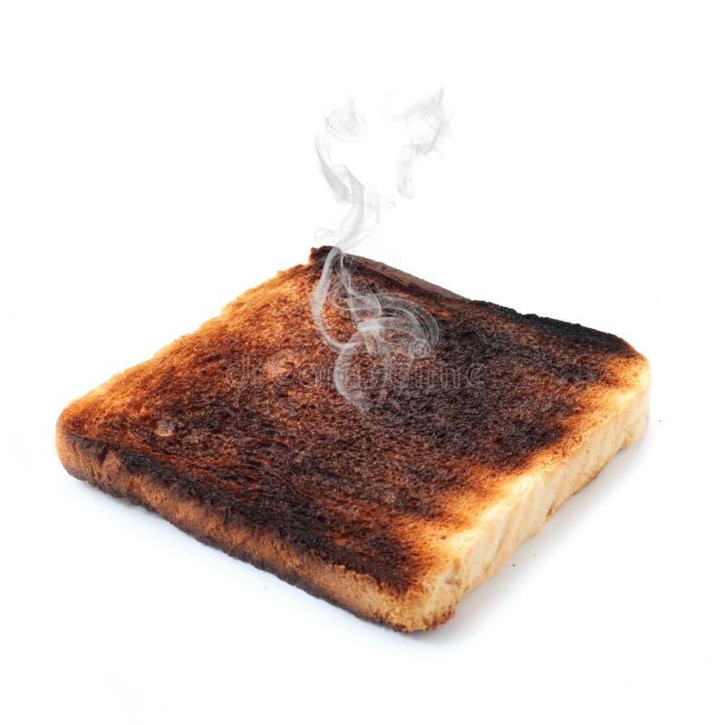 Torrada queimada foto de stock. Imagem de branco, alimento - 158982988