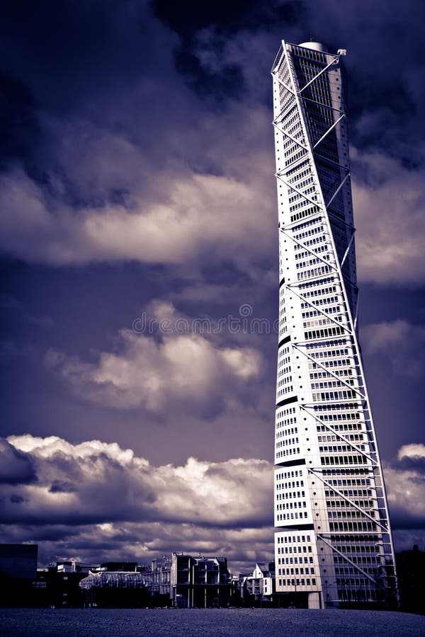 Torre azul fotografia editorial. Imagem de suécia, cidade - 24175397