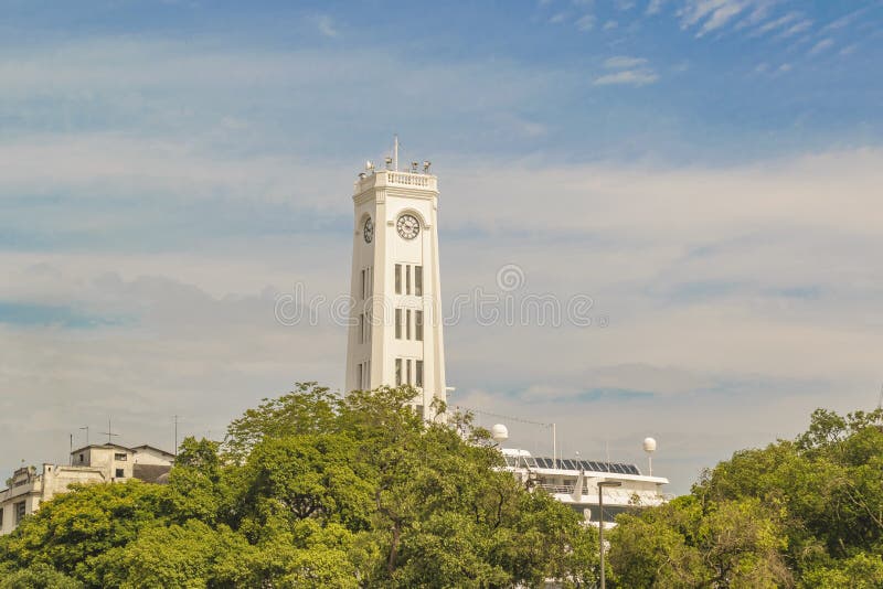 Torre Con El Reloj Rio De Janeiro Brazil Imagen de archivo editorial ...