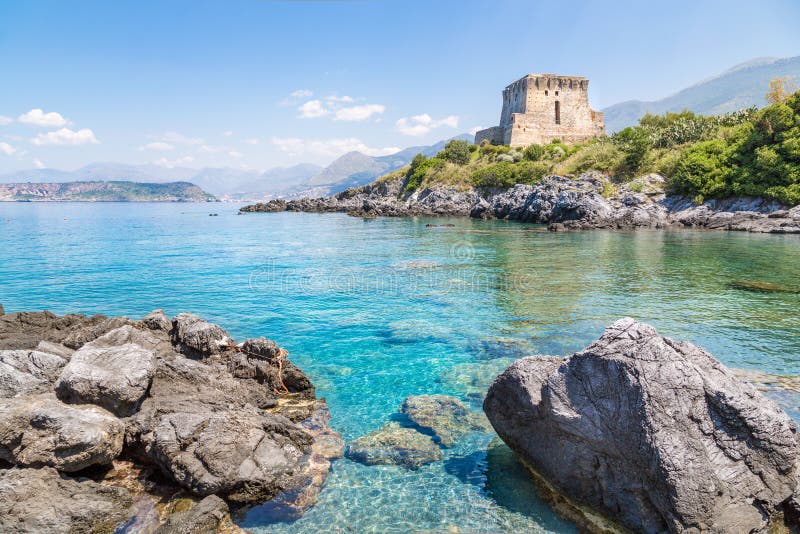 Torre Crawford San Nicola Arcella, Calabria, Italy Stock Photo - Image ... Torre Crawford San Nicola Arcella, Calabria, Italy Stock Photo - Image ...