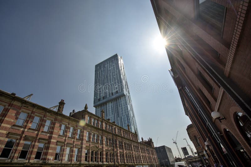 Torre De Beetham En Deansgate, Manchester Foto de archivo - Imagen de ...