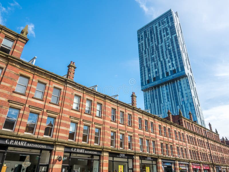 Torre De Beetham En Manchester Imagen de archivo editorial - Imagen de ...