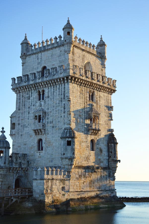 Torre de Belem in Lisbon stock photo. Image of exterior - 57739592