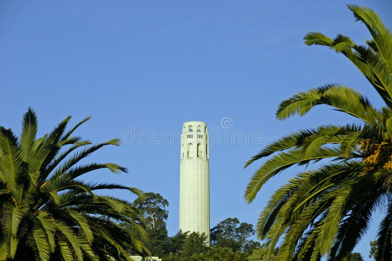 Torre de Coit foto de archivo. Imagen de cielo, viaje - 2056522