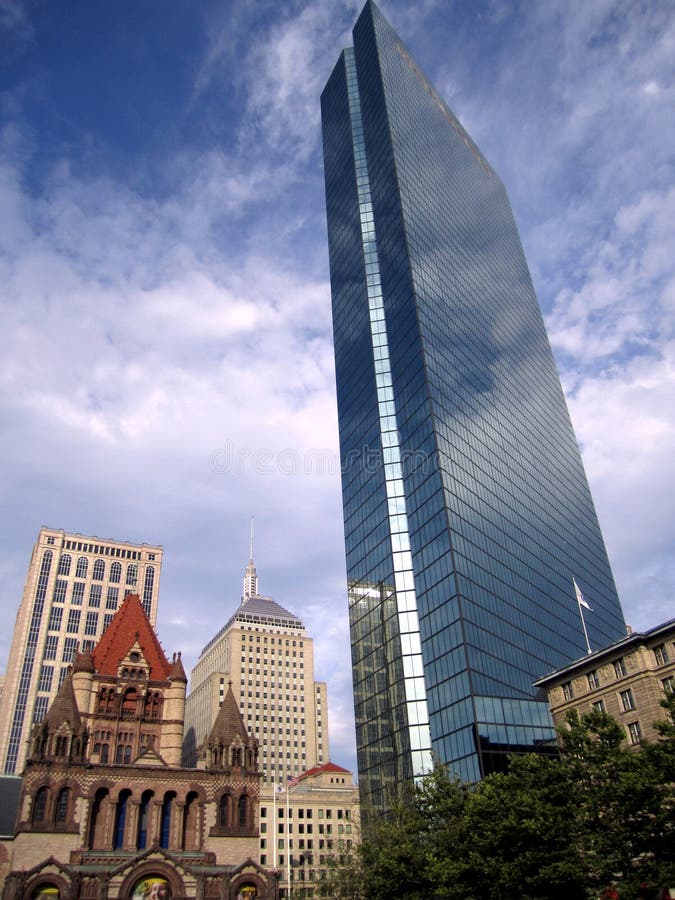 Torre De Juan Hancock En Copley Boston Cuadrada MA Imagen editorial ...