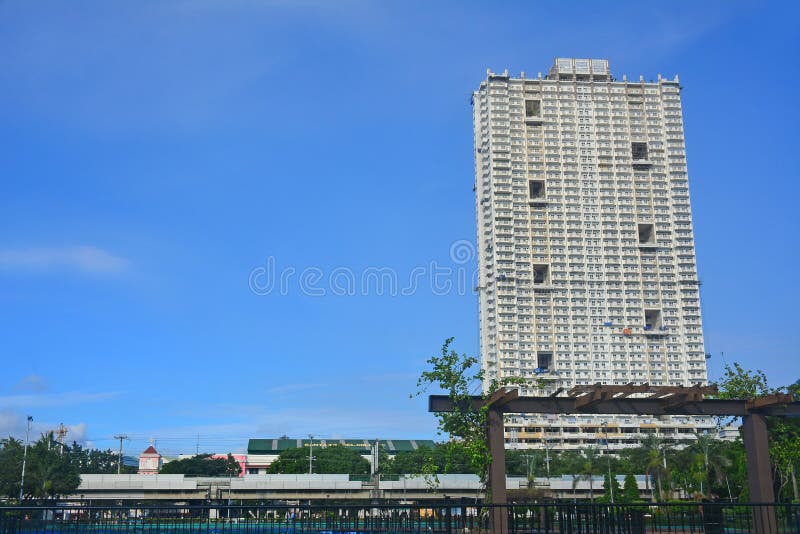 Torre De Manila Condominium Facade in Manila, Philippines Editorial ...