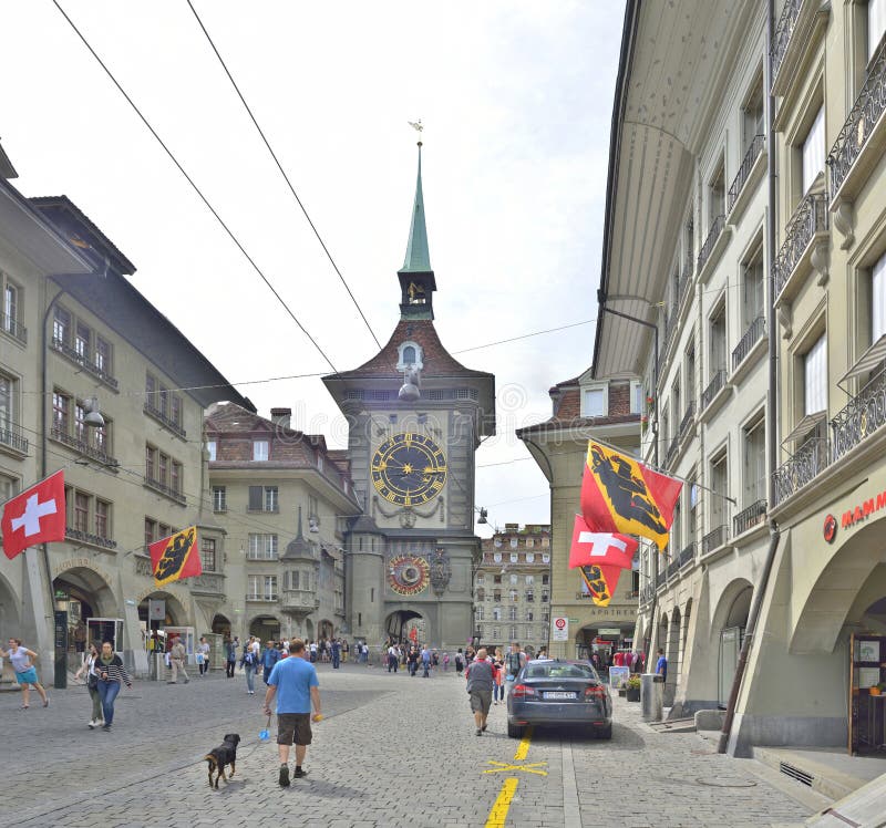 Torre De Zytglogge En Berna Imagen de archivo editorial - Imagen de ...
