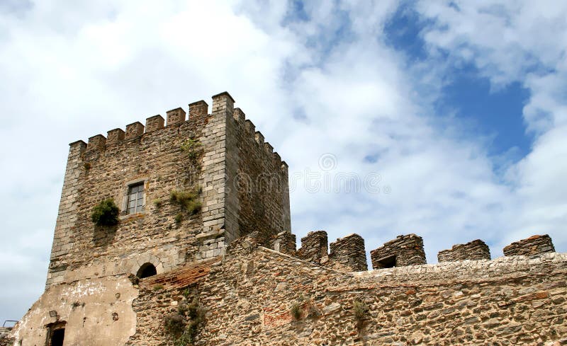 Torre del castillo foto de archivo. Imagen de portugal - 7906212