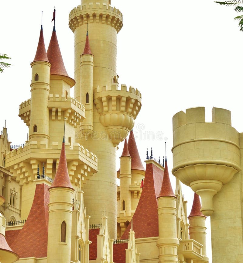 Torre Del Castillo De Disney Imagen de archivo editorial - Imagen de ...