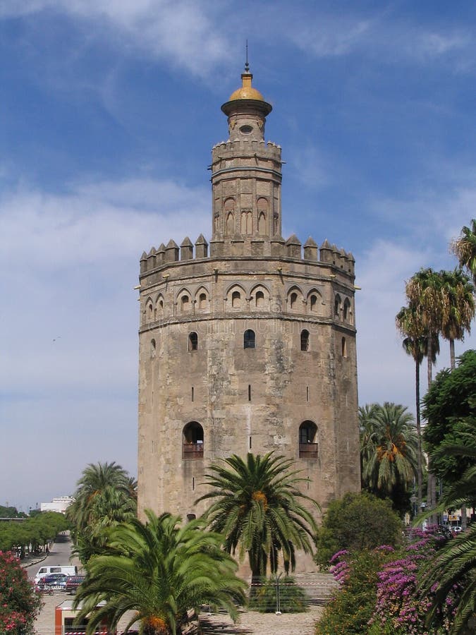 Torre Del Oro - Sevilla - Spain Stock Image - Image of tower, europe ...