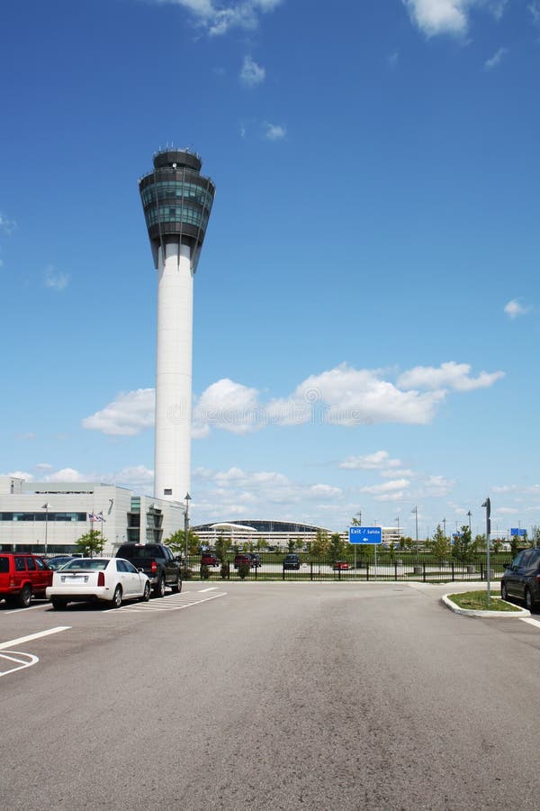 Torre Di Controllo, Aeroporto Del Prat Di EL Di Barcellona Immagine ...