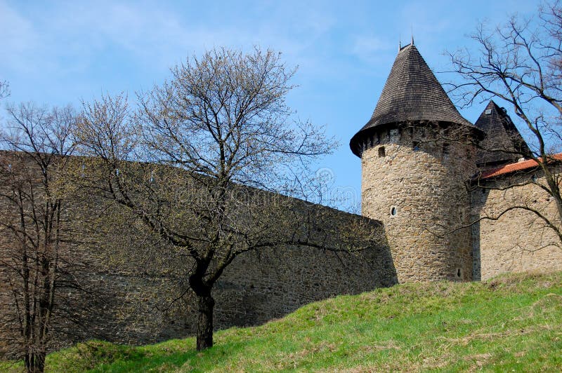 Torre do castelo imagem de stock. Imagem de castelo, forte - 10709807