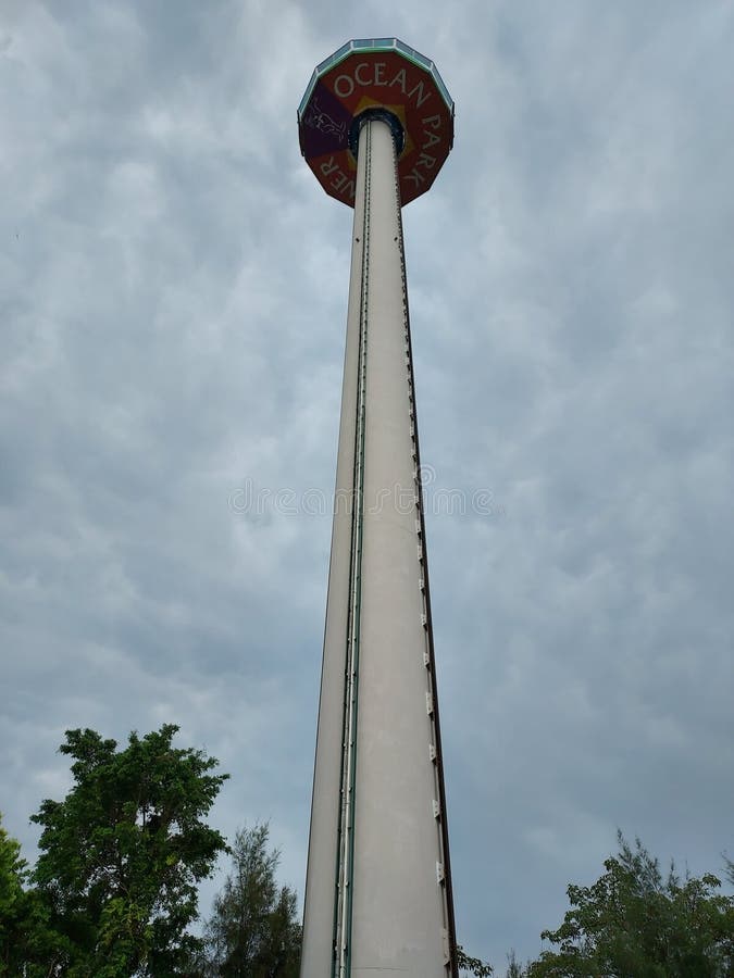 Torre Do Parque Oceano No Topo Em 19 De Agosto De 2023 Imagem de Stock ...