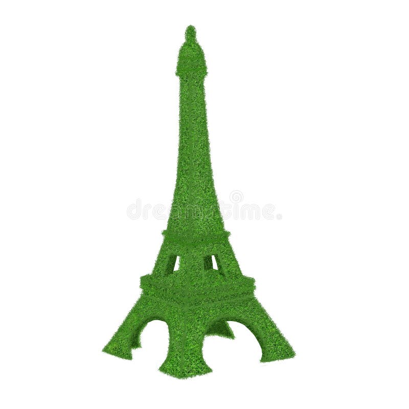 Torre Eiffel verde imagem de stock. Imagem de ninguém - 24487895