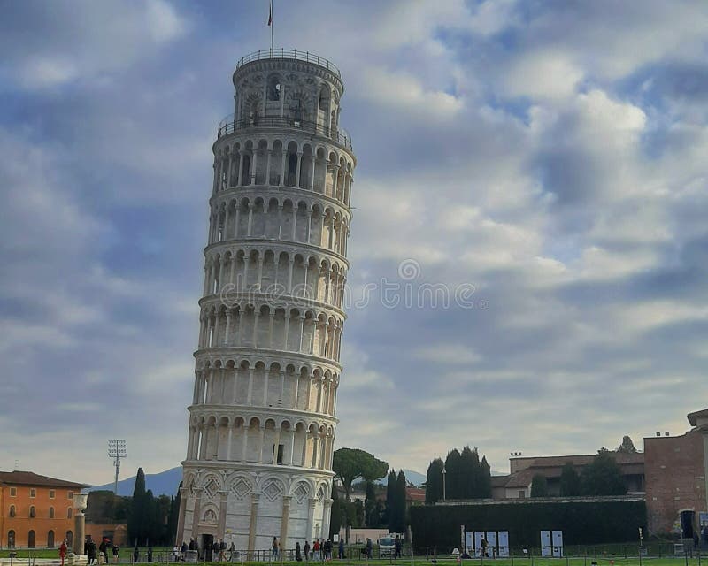 Torre Inclinada De Pisa / Leaning Tower Stock Photo - Image of tower ...