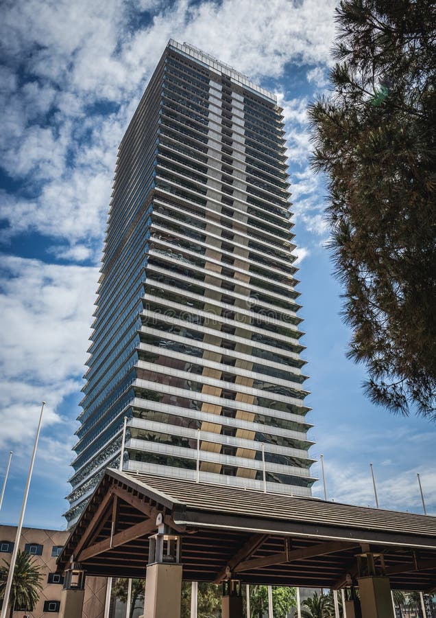 Torre Mapfre Building in Barcelona Editorial Stock Photo - Image of ...