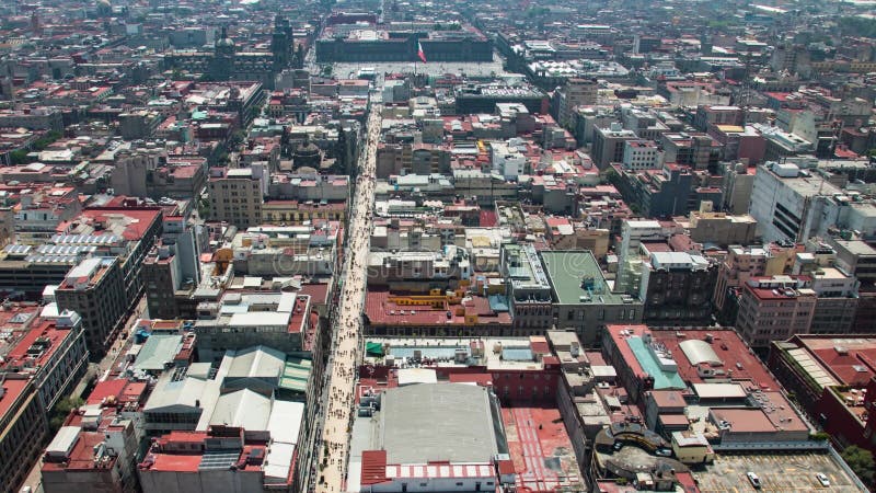 Torre Mayor View in Mexico City Timelapse Stock Footage - Video of ...