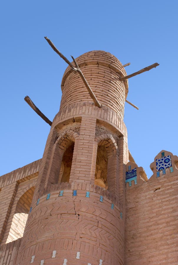 A Torre Na Cidade Antiga De Ichan-kala Imagem de Stock - Imagem de ...