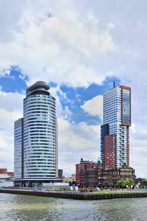 Torre Residenziale Di Montevideo, Rotterdam, Olanda. Fotografia Stock ...
