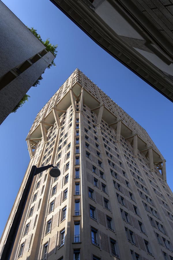 Torre Velasca (Velasca Tower) in Milan Stock Image - Image of lombardia ...