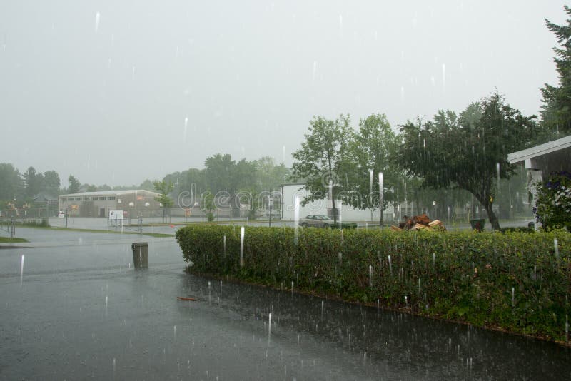 Torrent Rain stock image. Image of flooding, light, road - 93315477