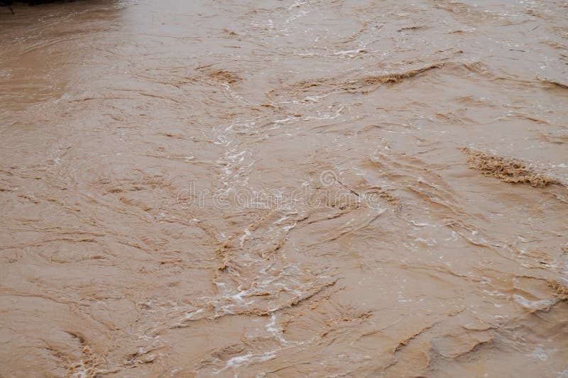 Consequences of Torrential Rains Stock Image - Image of meteorology ...