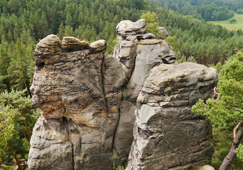 Estrutura Da Rocha Do Arenito Foto de Stock - Imagem de parede, fundo ...