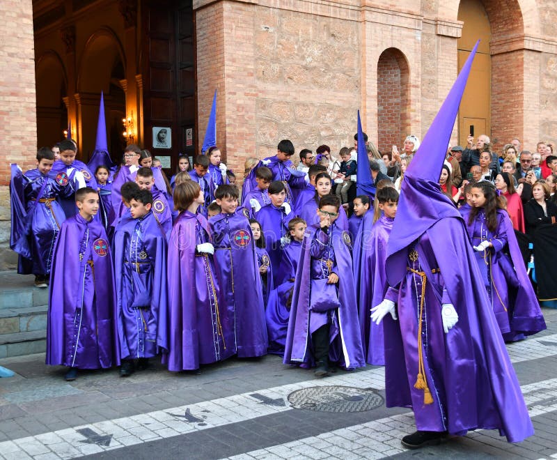 Torrevieja, Spain - April 7, 2023:Holy Week Procession in Spain ...