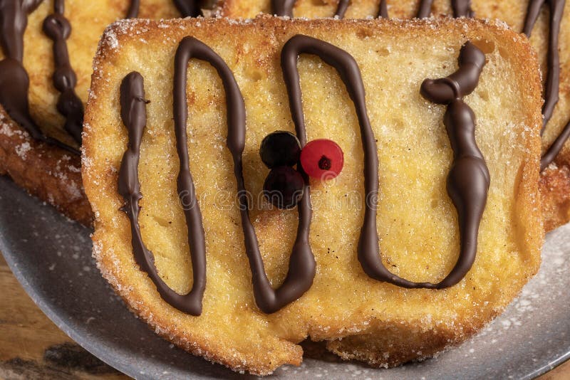 (Torrijas) Fried Bread Soaked in Milk Flavored with Vanilla, Cinnamon ...