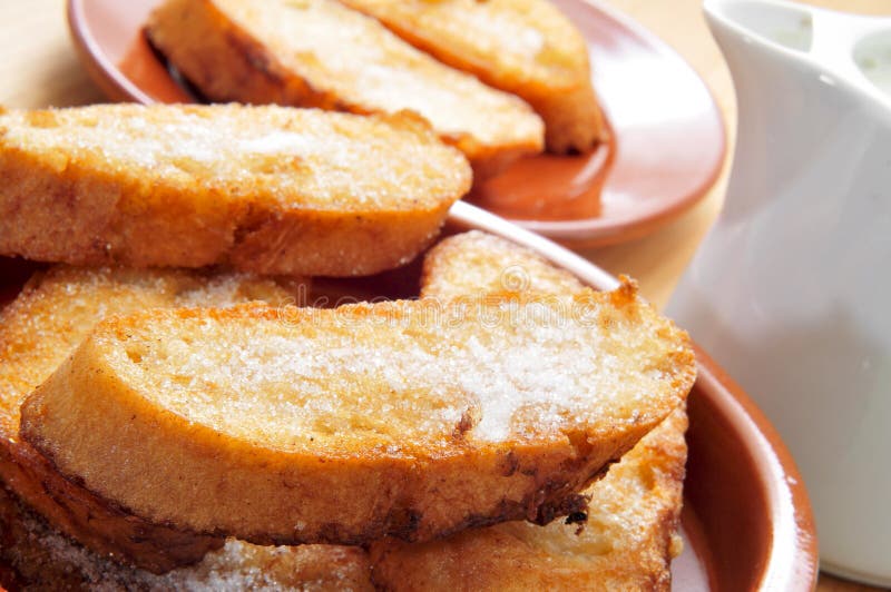 Torrijas, Typical Spanish Dessert for Lent and Easter Stock Image ...