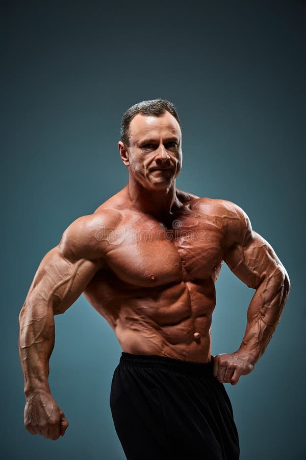 188 Attractive Male Body Builder Gray Background Stock Photos - Free ...