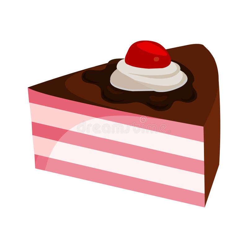 Torta De Chocolate Vector Del Ejemplo De La Torta Ilustración del ...