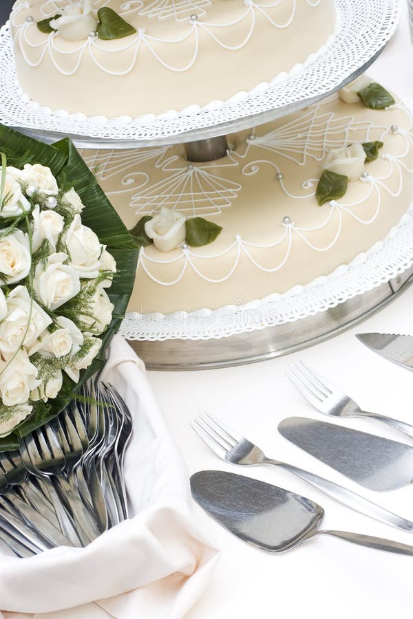 Torta Nupcial Del Ramo Y De Boda Imagen de archivo - Imagen de gordo ...