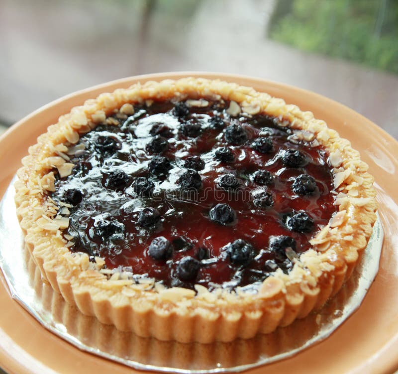 Tortas azules de la baya imagen de archivo. Imagen de postre - 13296353