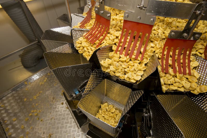 Pasta Production Plant, Industrial Italian Spaghetti, Food Theme Stock ...