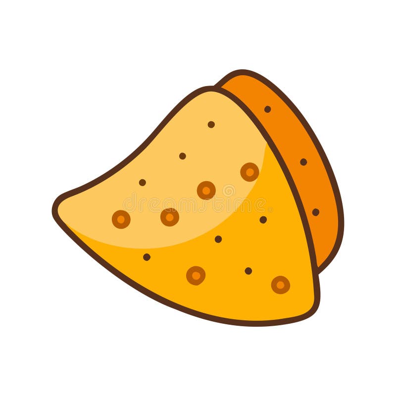 Tortilla Chip Vector for Dips Stock Vector - Illustration of soda ...