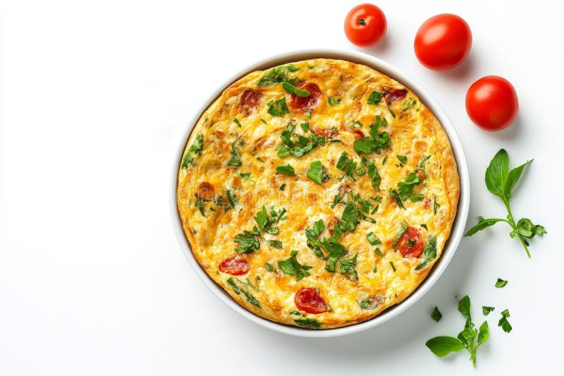 Tortilla Food Top View Isolated on White Background. Stock Photo ...