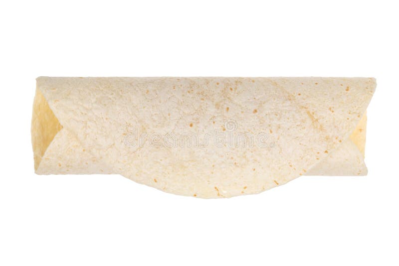 Tortilla on a White Background. Stock Photo - Image of closeup, healthy ...